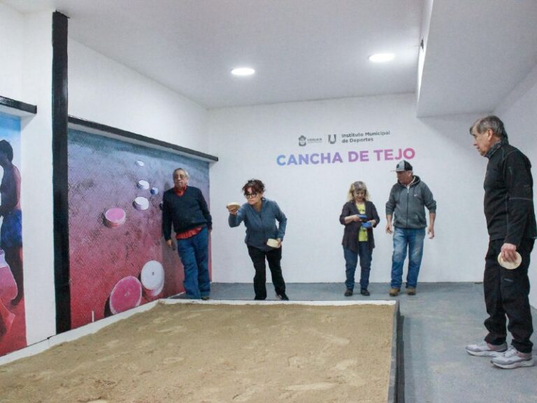 Inauguraron la primera cancha de tejo techada en Ushuaia - Actualidad TDF